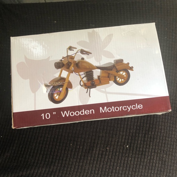 Dafu Crafts | Art | Rare Dafu Crafts Wood Carved Motorcycle 67 50 Or 45 ...